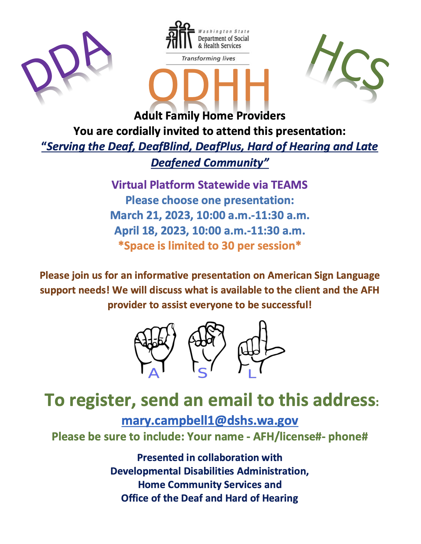 Webinar: Serving the Deaf, DeafBlind, DeafPlus, Hard of Hearing and ...