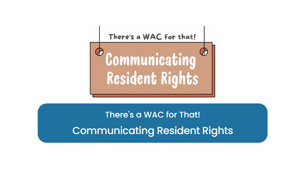 Communicating Resident Rights | Adult Family Home Council